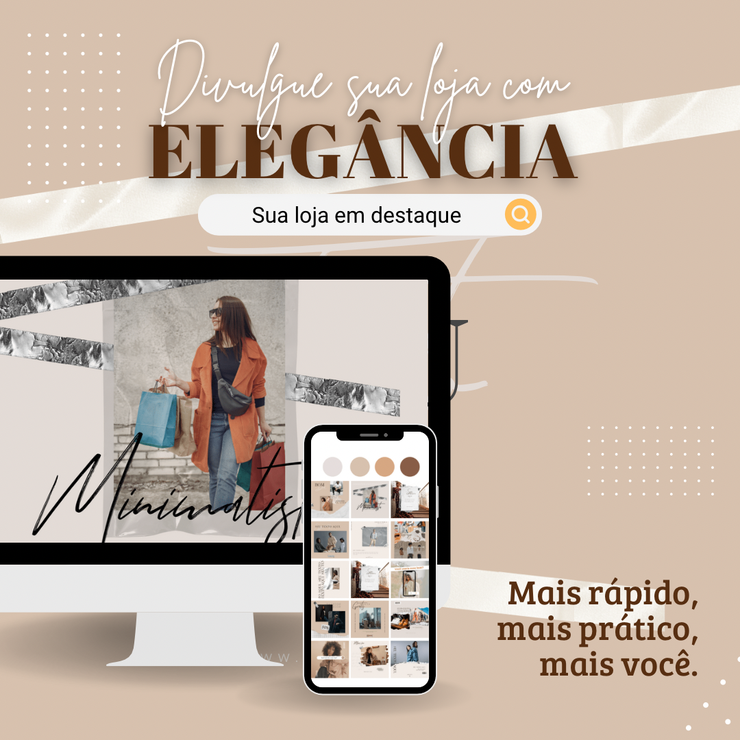 Canva Pack Loja de Roupas - TEMPLATES PARA