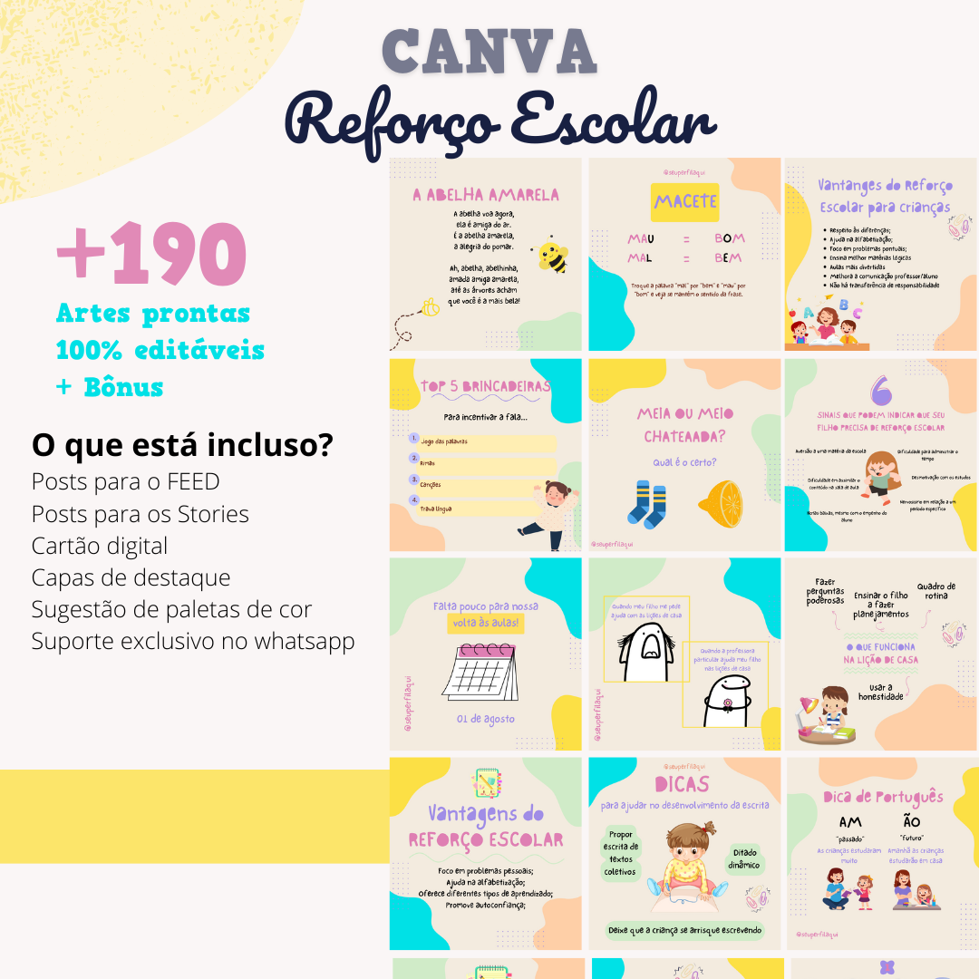 Templates Canva para Professores | Educação e Aulas