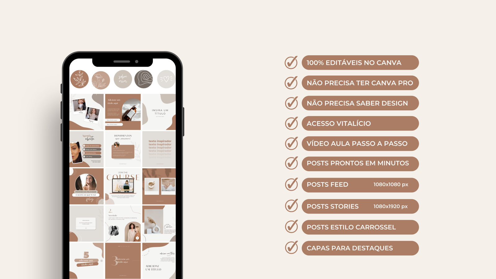 Templates para Canva: Pack Organic